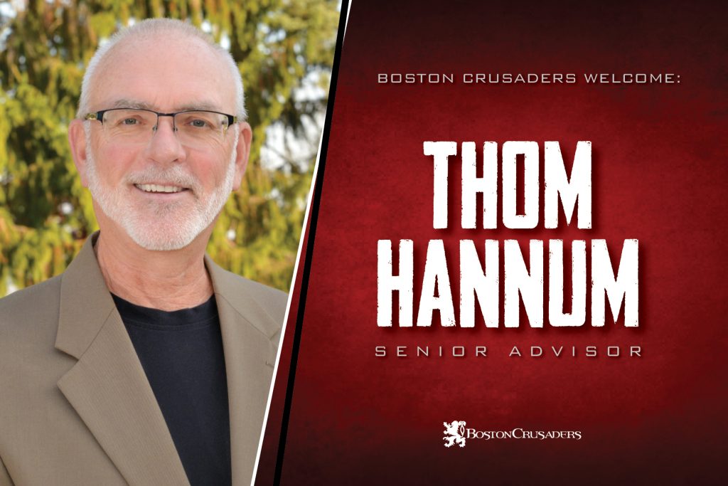 Thom Hannum Joins BAC As Senior Advisor | Boston Crusaders